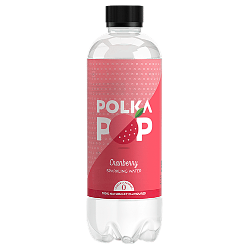 Buy Polka Pop Cranberry Zero Sugar Sparkling Water Online at Best Price ...