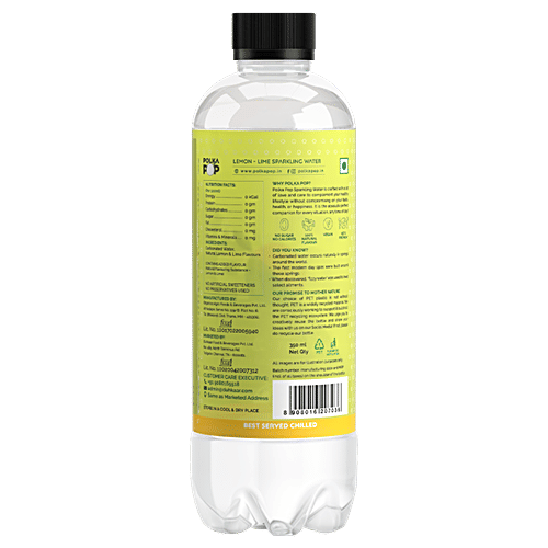 Buy Polka POP Lemon- Lime Zero Sugar Sparkling Water Online at Best Price of Rs 60 - bigbasket