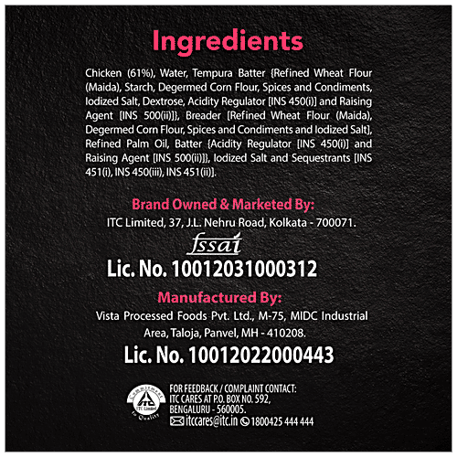 ITC Master Chef Crispy Chicken Fries - Easy Cook Snack, Rich In Protein ...