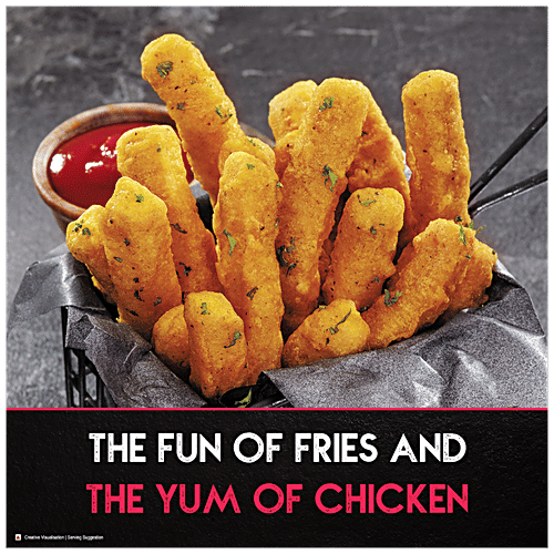 Buy ITC Master Chef Crispy Chicken Fries - Easy Cook Snack, Rich In ...