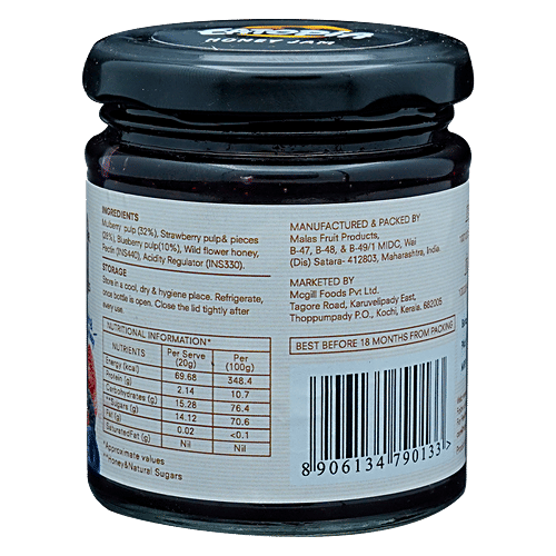 Buy Eatopia Eatopia Mixed Berry Honey Jam Online at Best Price of Rs ...