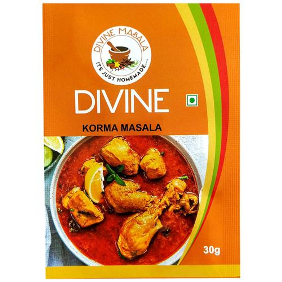 Buy DIVINE MASALA Blended Powdered Spice Mix - Korma Masala Online at ...
