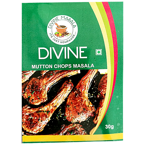 Buy DIVINE MASALA Blended Powdered Spice Mix - Mutton Chops Masala ...