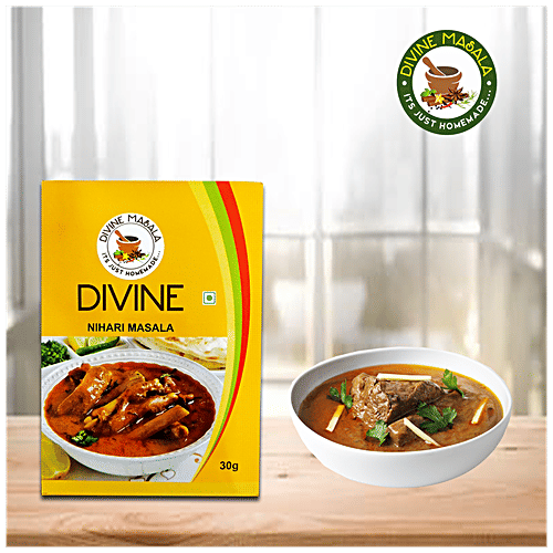 Buy DIVINE MASALA Blended Powdered Spice Mix - Nihari Masala Online at ...