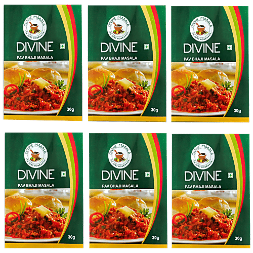 Buy DIVINE MASALA Blended Powdered Spice Mix - Pav Bhaji Masala Online ...