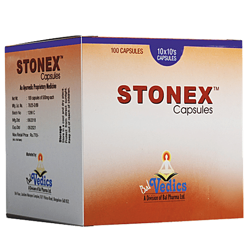 Buy Stonex Capsule - For Dissolving Kidney Stones Online at Best Price ...