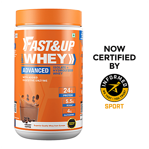 Buy FAST&UP Advanced Isolate & Hydrolyzed Whey Protein - Promotes ...