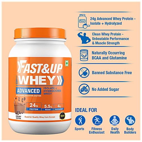 Buy FAST&UP Advanced Isolate & Hydrolyzed Whey Protein - Promotes ...