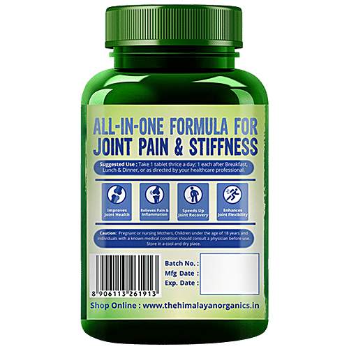 Buy Himalayan Organics Glucosamine Chondroitin MSM Tablets - For ...