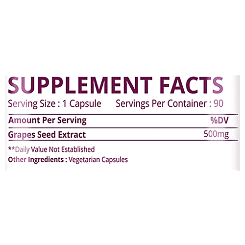 Buy Simply Nutra Grape Seed Extract Dietary Supplement - For The Immune ...