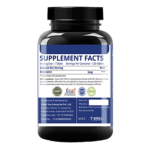 Buy Simply Nutra Melatonin Dietary Supplement Tablets - Sleep Formula ...