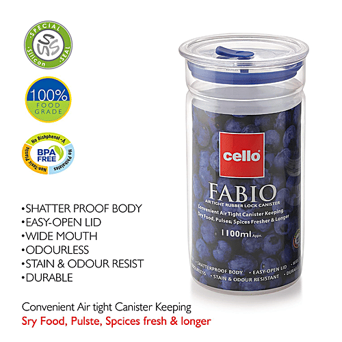 Buy Cello Plastic Storage Container - Fabio , Blue Online at Best Price ...