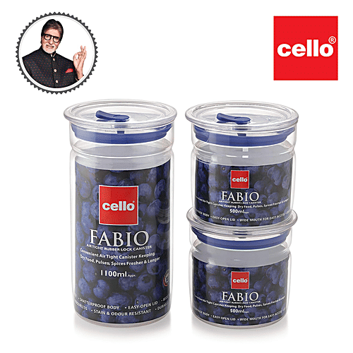 Buy Cello Plastic Storage Container - Fabio , Blue Online at Best Price ...