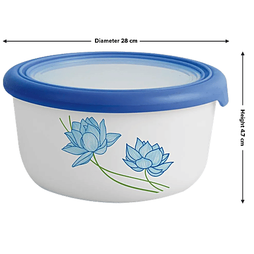 Buy Cello Opalware Condiment Set - Neelkamal - White and Blue Online at ...