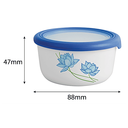 Buy Cello Opalware Condiment Set - Neelkamal - White and Blue Online at ...