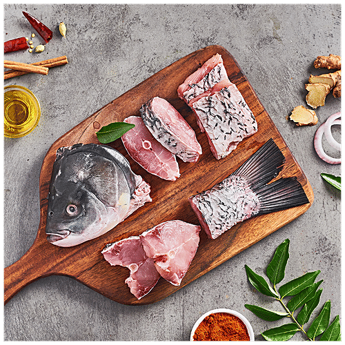 Buy fresho! Catla Curry Cut/Bengali Cut, 4 to 7 pcs Online at Best ...