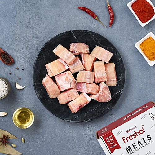 Buy Fresho Pangas/ Basa Fish - Curry Cut Cubes, Fresh & Flavourful ...