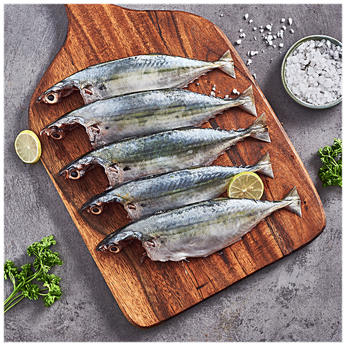Buy fresho! Mackerel Fish - Whole Cut & Cleaned, 6 to 8 pcs Online at ...