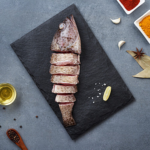 Buy Fresho Reef Cod/Grouper Fish - Curry Cut Online at Best Price of Rs ...