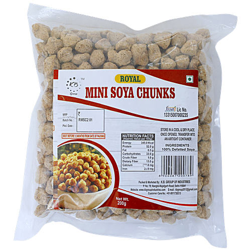 Buy Royal Mini Soya Chunks - Strengthens Your Immunity Online at Best ...