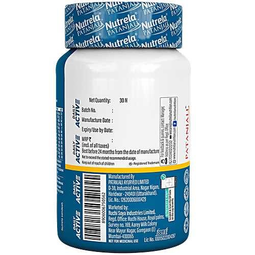 Buy Patanjali Nutrela Daily Active Capsules - Multivitamins, For Energy ...