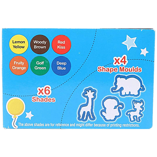 Buy Maped Color'Peps Modelling Dough - 6 Shades Pack Online at Best ...