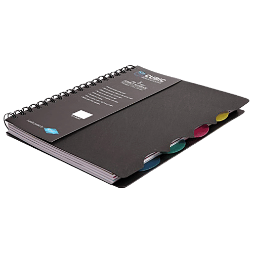 Buy Cubic Eco Wiro Notebook - Black, Spiral Binding, B5, 300 Pages ...