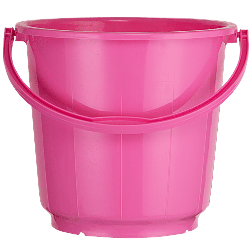 Buy Polyset Regular Plain Bucket, Pink Online at Best Price of Rs 99 ...