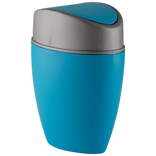 Buy Polyset Tiny Table Top Dustbin - Blue, Compact, Durable & Elegant ...