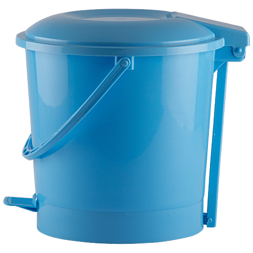 Buy Polyset Super Pedal Dustbin - 7 Plain, Blue, For Home & Office Use ...