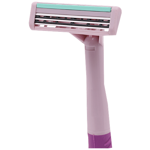 Buy Supermax Twin Blade Disposable Razor - With Comfortable Grip, For ...