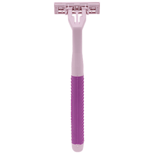Buy Supermax Heavy Grip 3 Blade Women's Disposable Razor - With Aloe ...