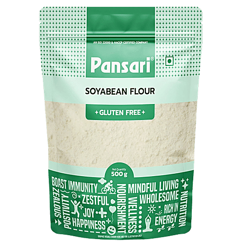 Buy PANSARI Soyabean Flour - Gluten-free Online at Best Price of Rs 155 ...