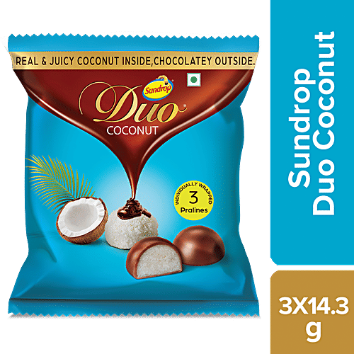 Buy Sundrop Duo Coconut - Chocolate, Pralines Online at Best Price of ...