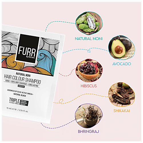 Buy Furr By Pee Safe Hair Colour Shampoo, Long Lasting, 100% Grey ...