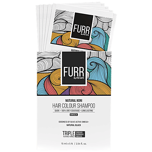 Buy Furr By Pee Safe Hair Colour Shampoo, Long Lasting, 100% Grey ...