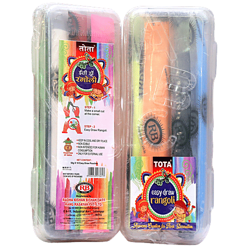 Buy Tota Easy Draw Rangoli - Traditions Of India, Non Edible Online at ...