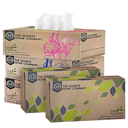 Buy THE HONEST HOME COMPANY Facial Tissue - 100% Virgin Pulp, 2 Ply ...