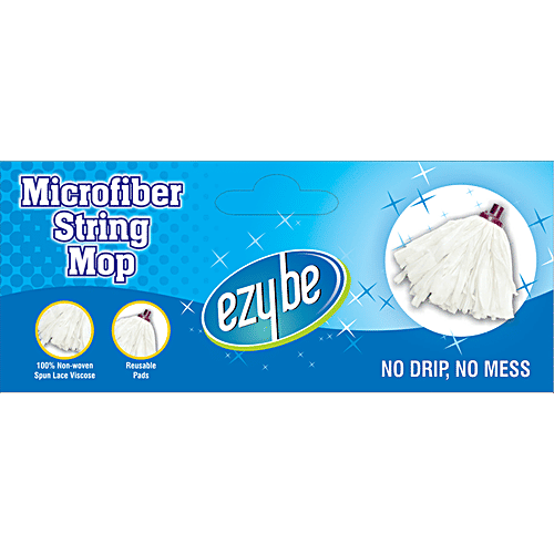 Buy Ezy Be Microfiber String Mop - No Drip, No Mess Online at Best ...