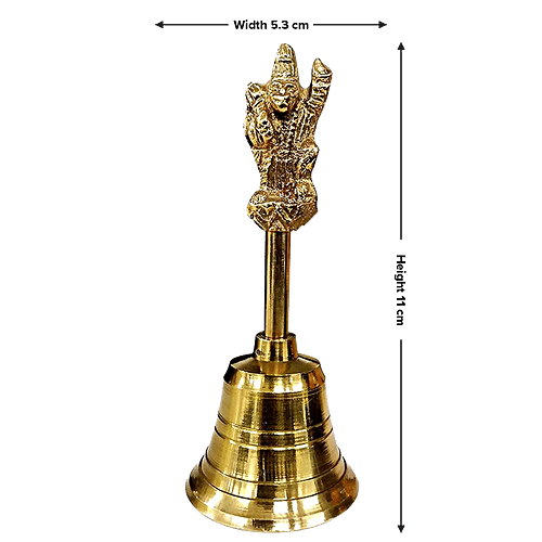 Buy Shubhkart Nitya Brass Hanuman Ghanti/Pooja Bell Online at Best ...