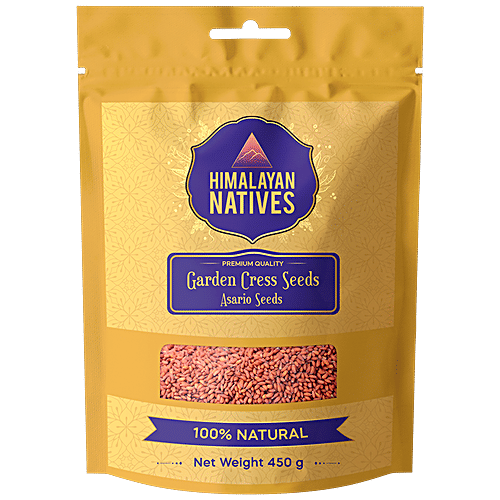 Buy Himalayan Natives Natural Garden Cress Asario Seeds - High Fibre ...