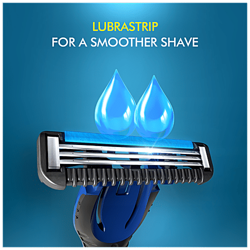 Buy Gillette Guard 3 Single Razor With 8 Blades Catridges - Single ...