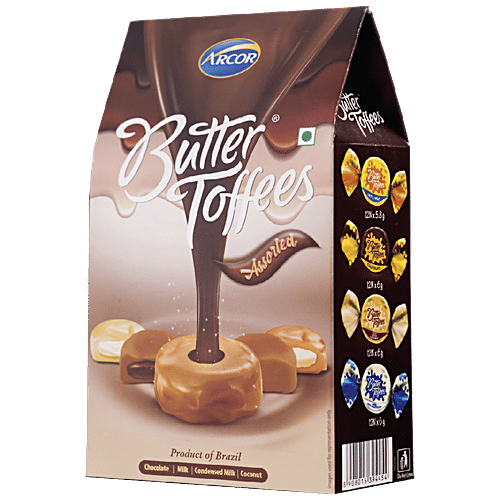 Buy Arcor Butter Toffees - Assorted, Rich, Creamy, Chewy Online at Best ...
