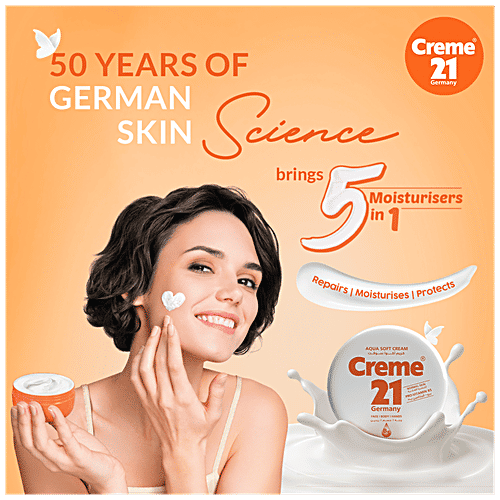 Buy Creme 21 Crème 21 AquaSoft Light Cream-All Season,Goodness of 5 ...