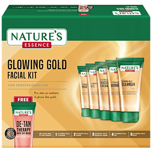 Buy Natures Essence Glowing Gold Facial Kit Online at Best Price of Rs 1000 - bigbasket