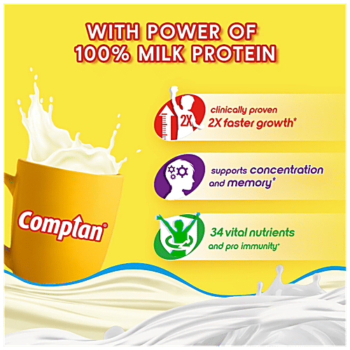 Buy Complan Nutrition & Health Drink - 2X Faster Growth, 34 Vital ...