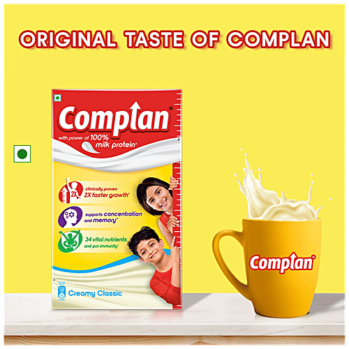Buy Complan Nutrition & Health Drink - 2X Faster Growth, 34 Vital ...