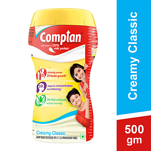 Buy Complan Creamy Classic Nutritious Health Drink - Vitamin C & A ...