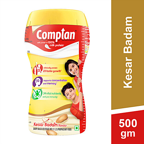 Buy Complan Kesar Badam Nutritious Health Drink - Vitamin C & A ...