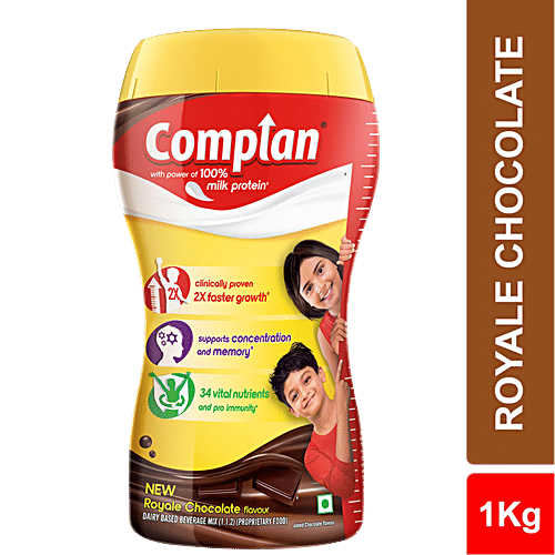 Buy Complan Nutrition Drink Powder - For Kids, Royale Chocolate Flavour Online at Best Price of ...